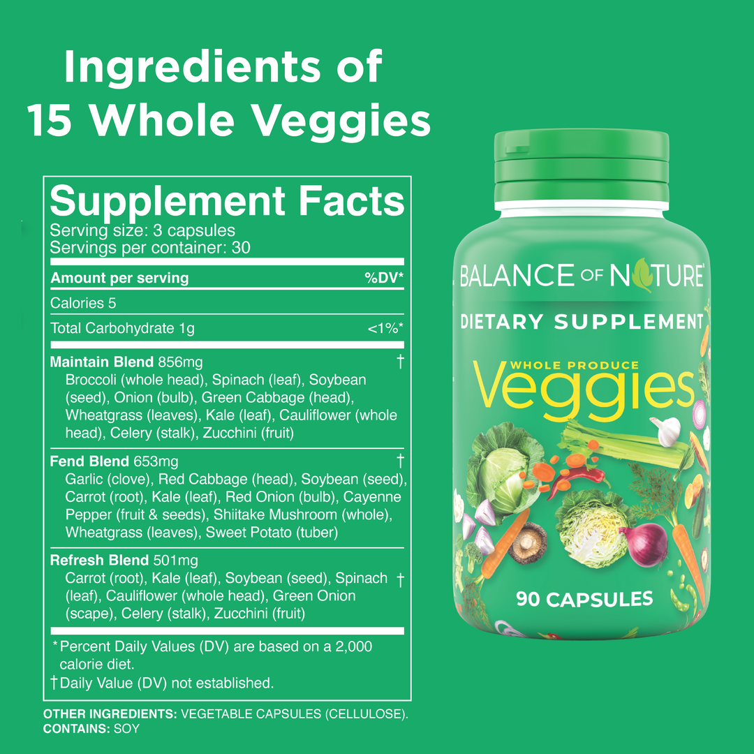 Veggies Supplement – Balance of Nature